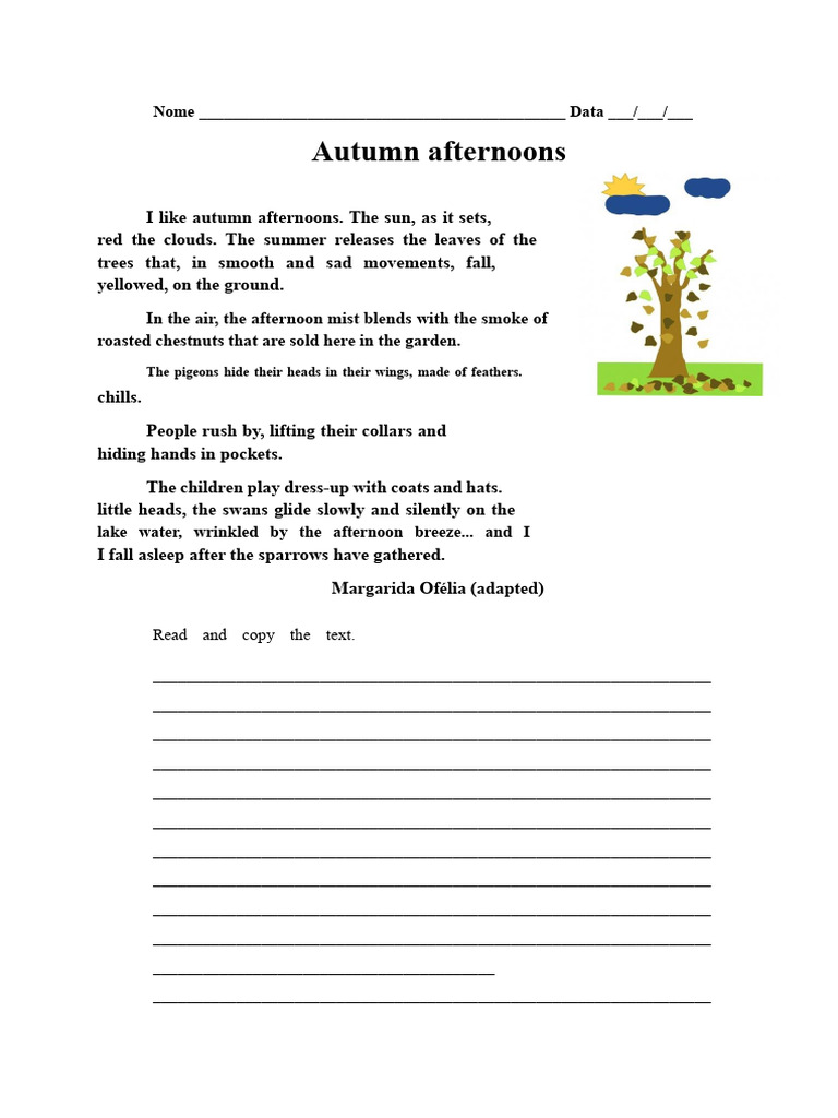interpretation text - THEME Autumn | PDF