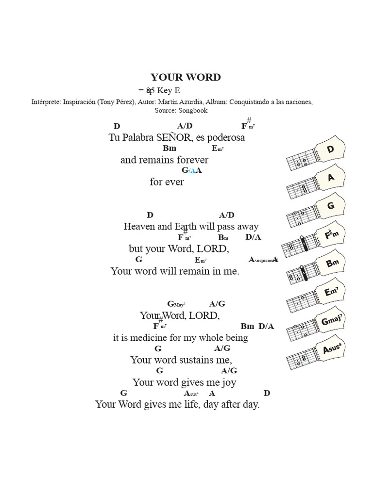 YOUR WORD - Inspiration | PDF