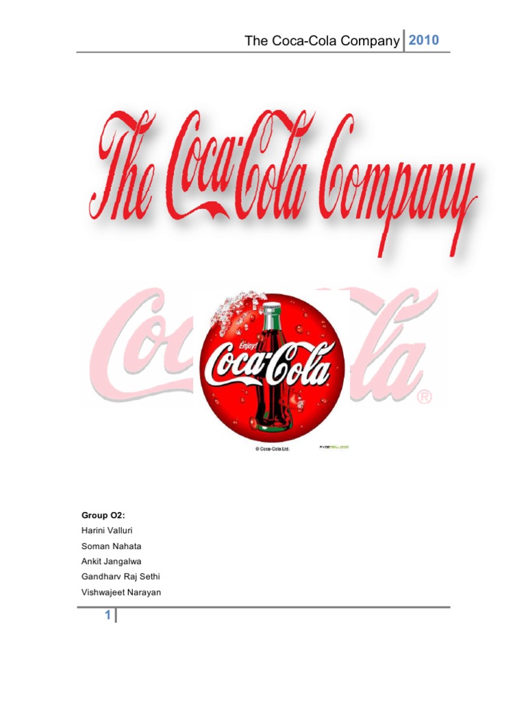 Organizational Structure of The Coca Cola Company | PDF