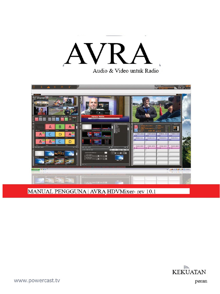 Panduan Instalasi AVRA HDVMixer | PDF