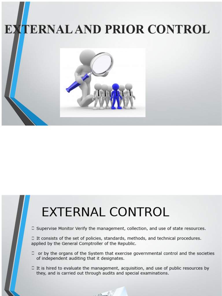 External and Prior Control | PDF | Regulatory Compliance | Accounting