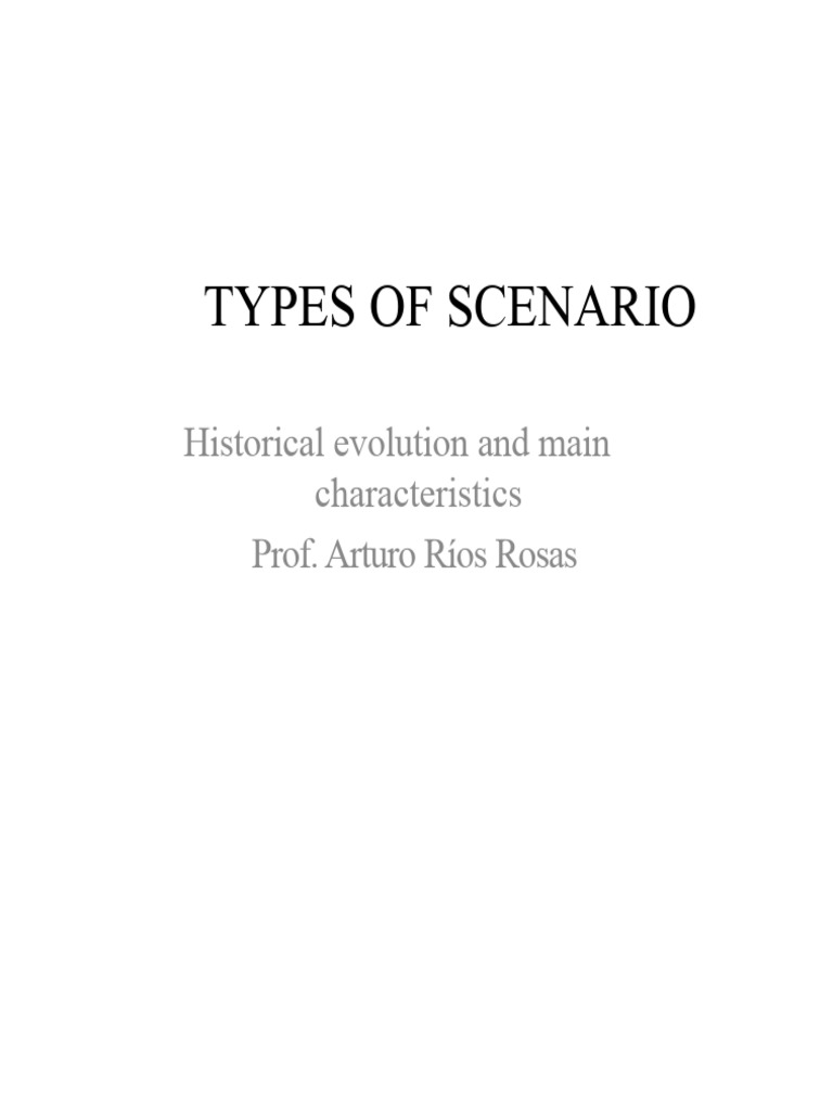 Types of Scenario | PDF | Theatre