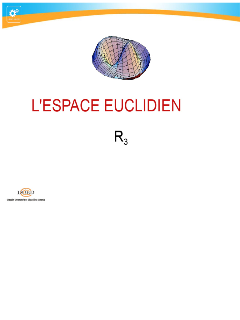 Introduction à l'espace euclidien R3 | PDF | Coordonnées cartésiennes ...