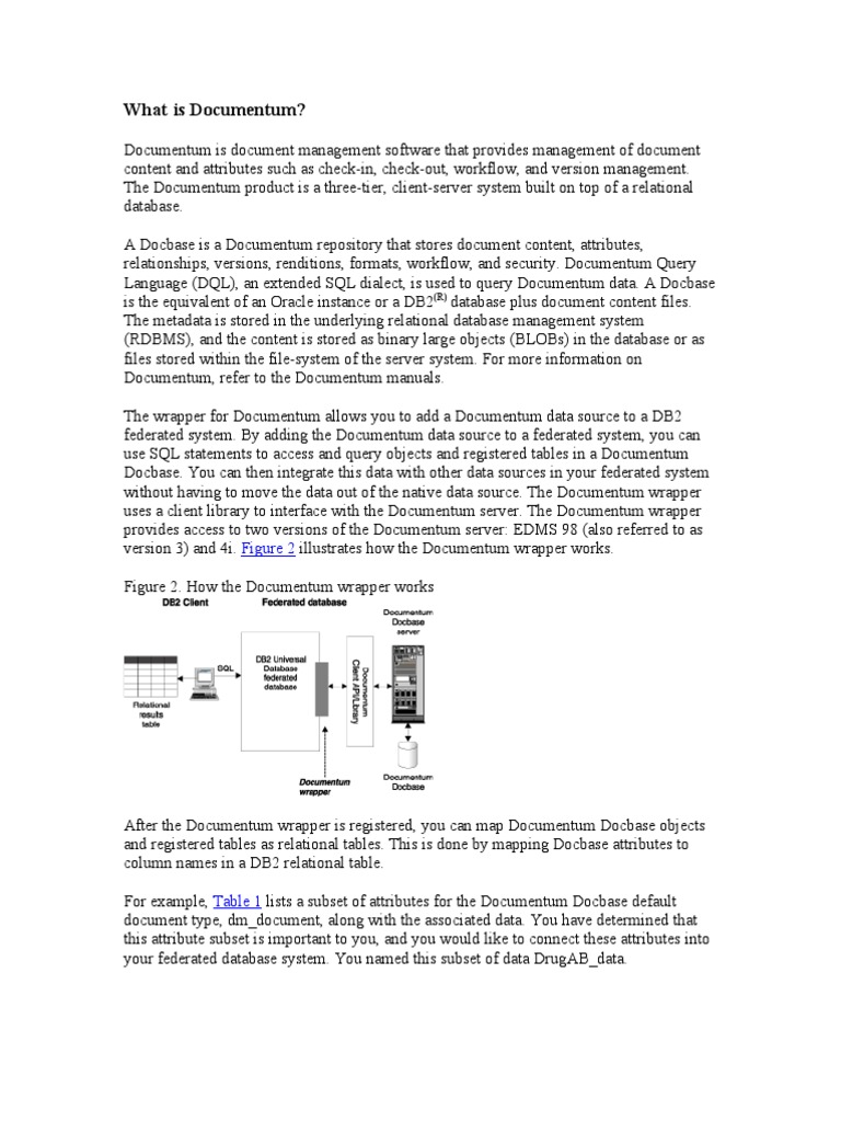 What Is Documentum | PDF | Library (Computing) | Ibm Db2