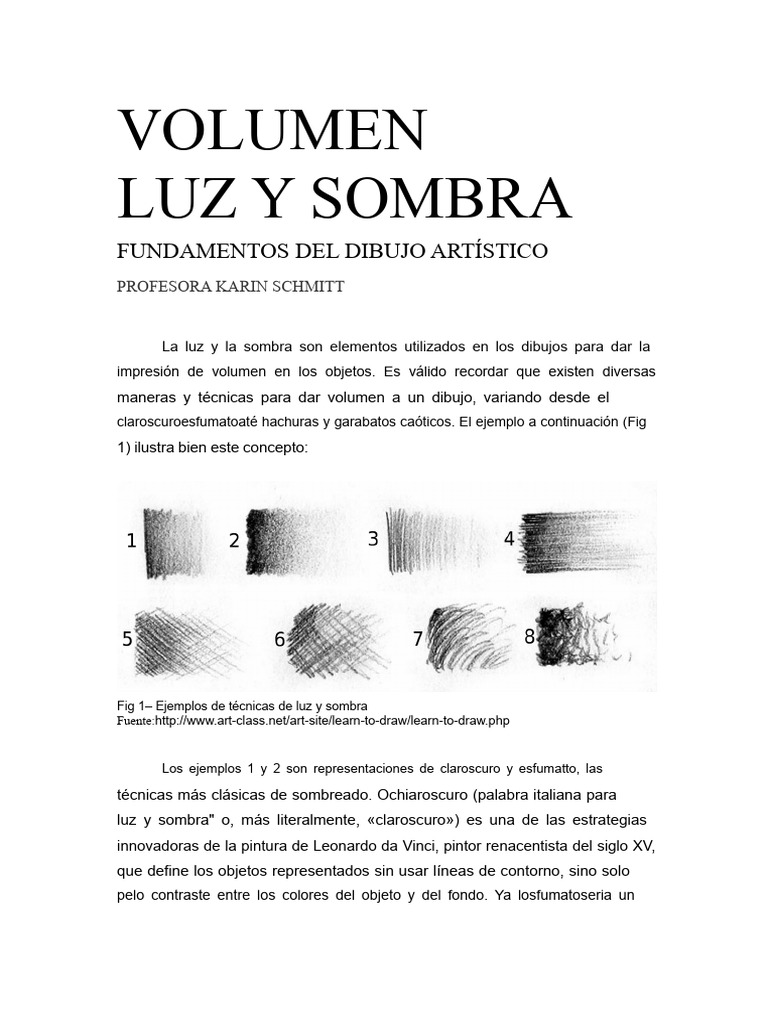 Técnicas de Luz y Sombra en Dibujo | PDF | Lápiz | Sombra