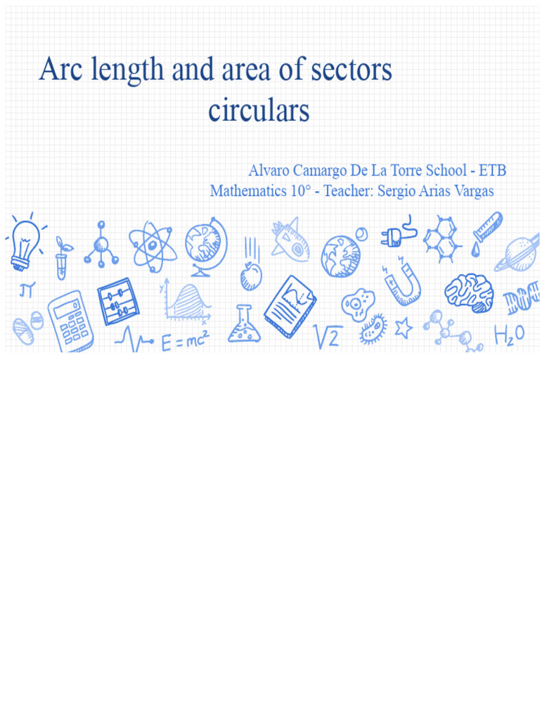 Arc length and area of circular sectors | PDF | Area | Angle