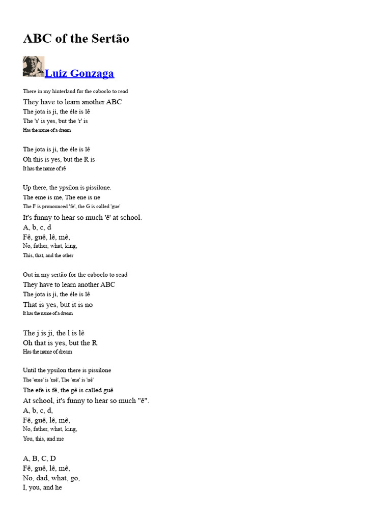 ABC of the Sertão | PDF