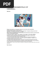 Types of Passes in Handball | PDF | Sports Rules And Regulations ...