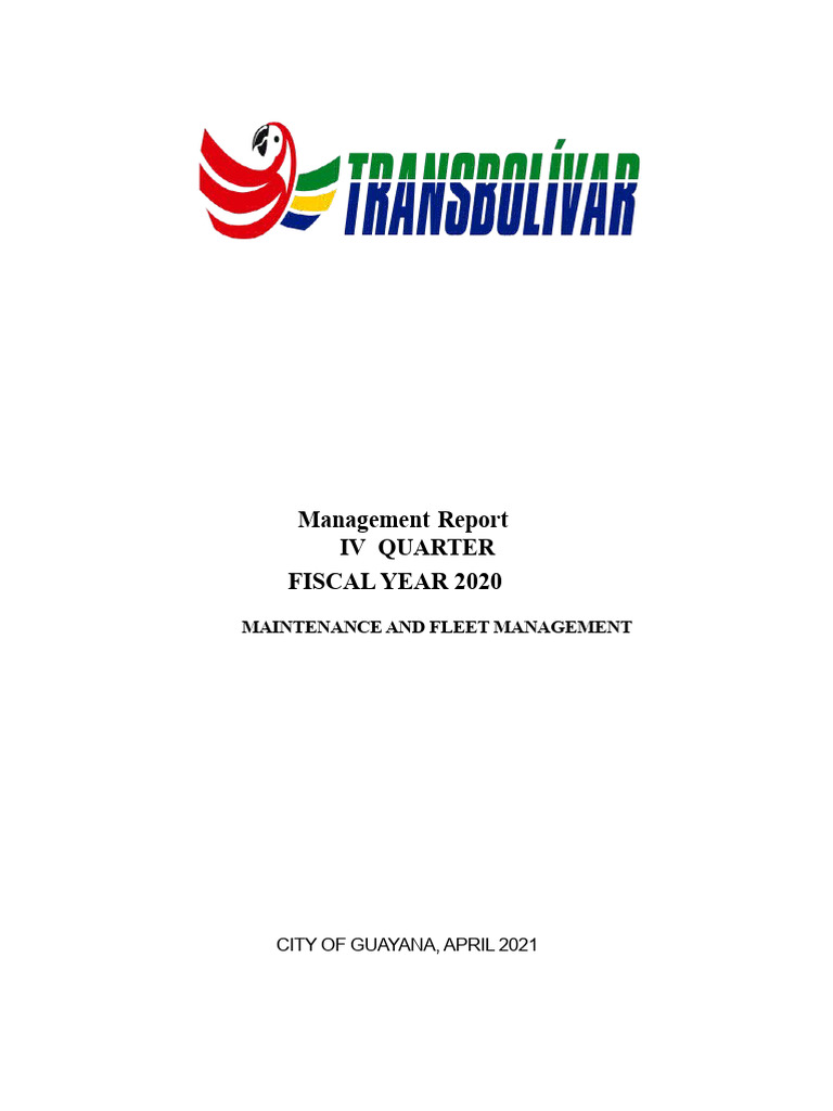 FLEET Management Report I | PDF | Transport | Safety