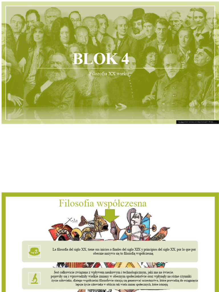Blok 4. Filozofia XX Wieku | PDF