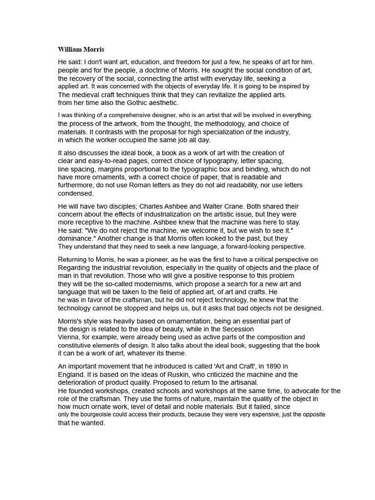 Final Story 1 Gavito Summary | PDF | Typography | Arts And Crafts Movement