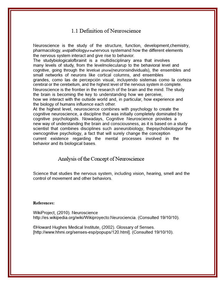 Understanding Neuroscience Basics | PDF | Neuroscience | Behavioral ...