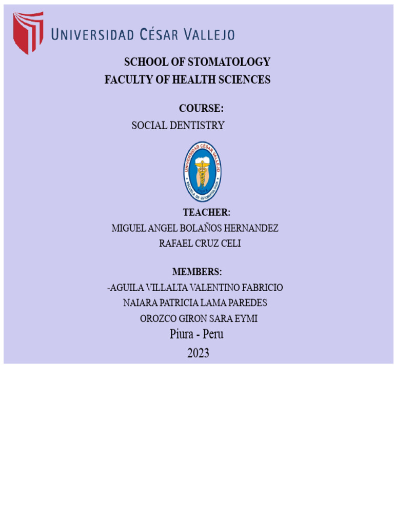 EPIDEMIOLOGICAL CHAIN OF DENTAL CARIES | PDF | Mouth | Dentistry