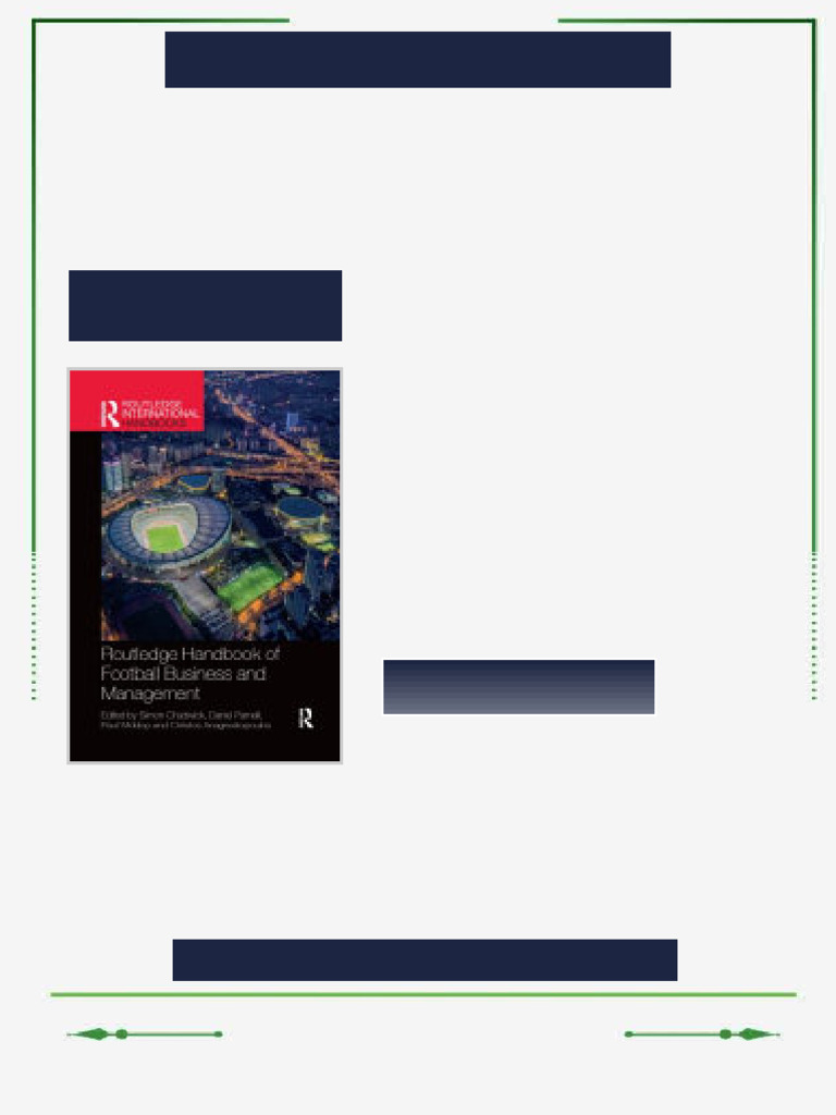 Routledge Handbook of Football Business and Management 1st Edition ...