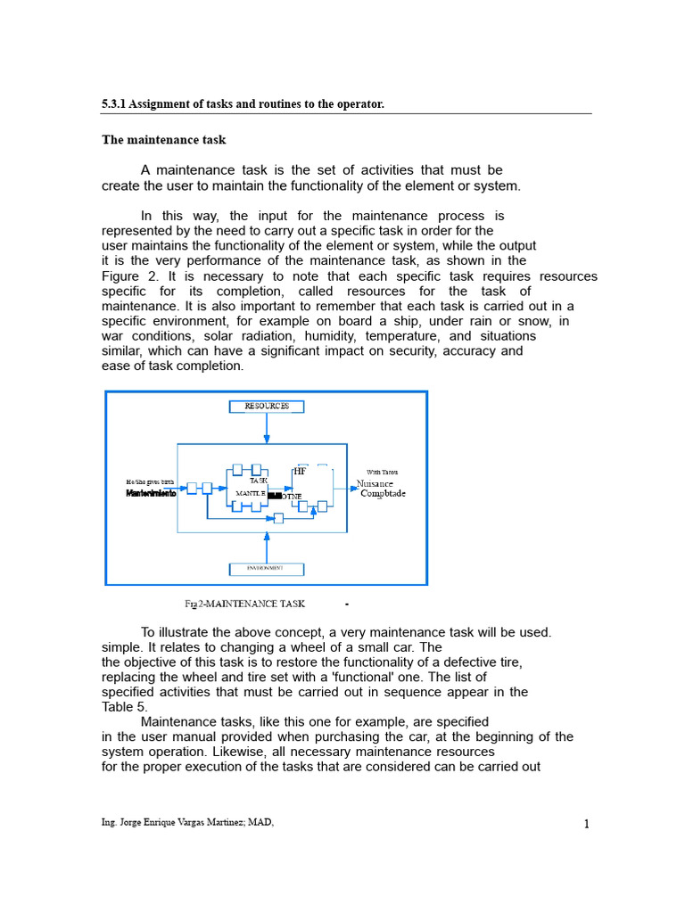 Maintenance Task Assignment Guide | PDF | System