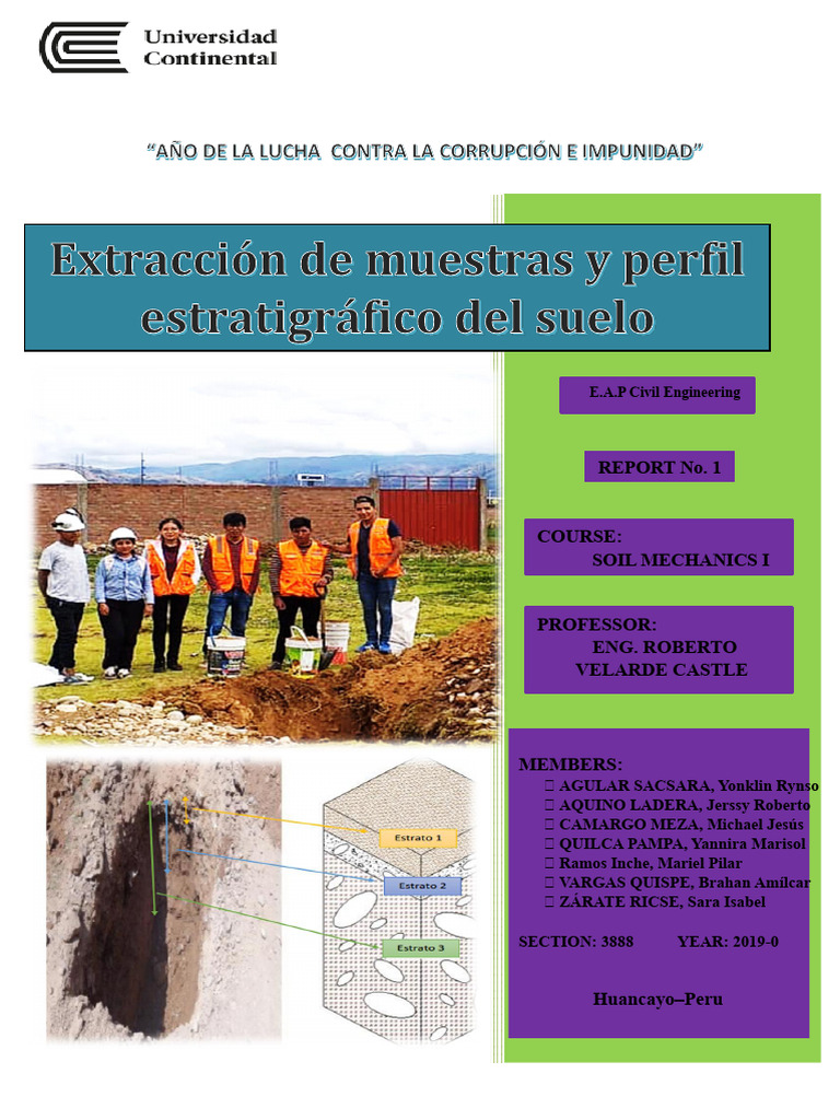 REPORT No. 01 VISUAL-MANUAL CLASSIFICATION OF SOILS | PDF | Soil | Soil ...