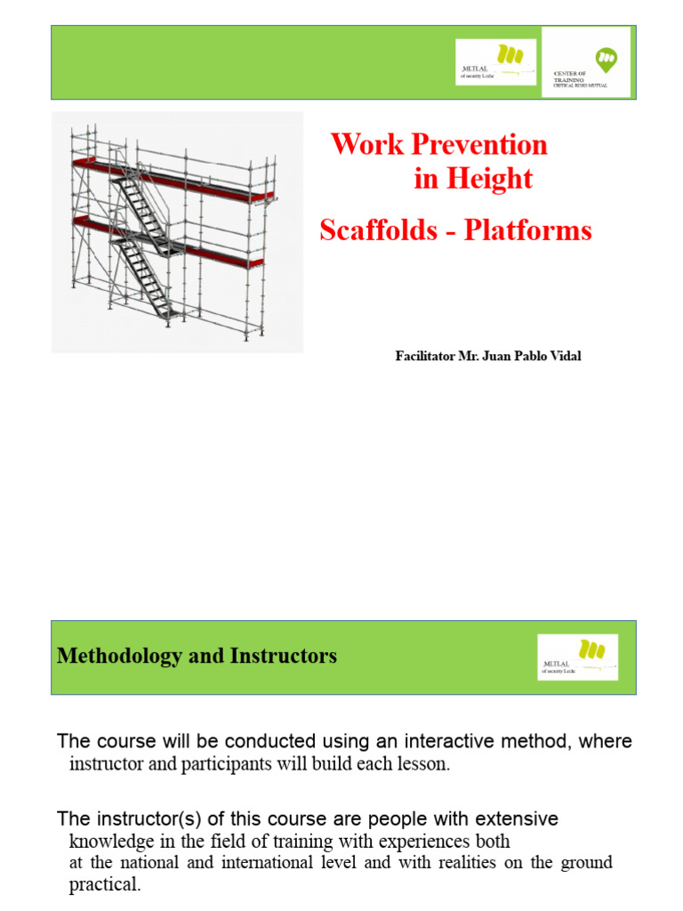 PPT-Work at Height On Scaffold and Platform - Streaming | PDF ...