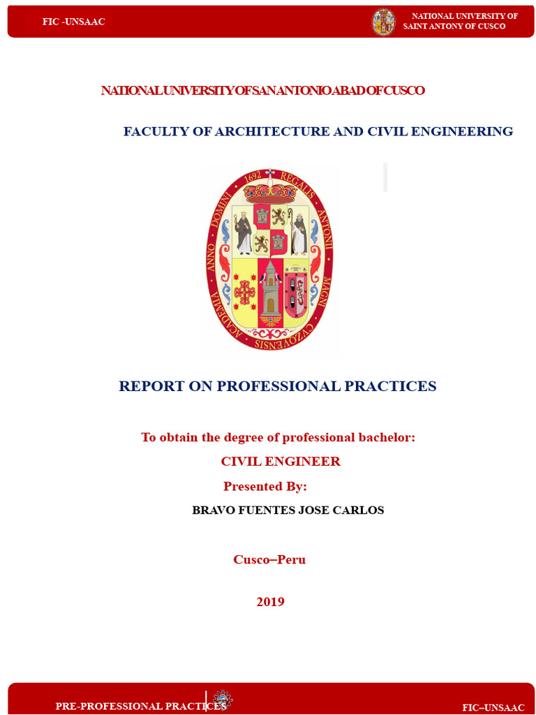 Civil Engineering Professional Practices Report | PDF | Concrete | Sidewalk