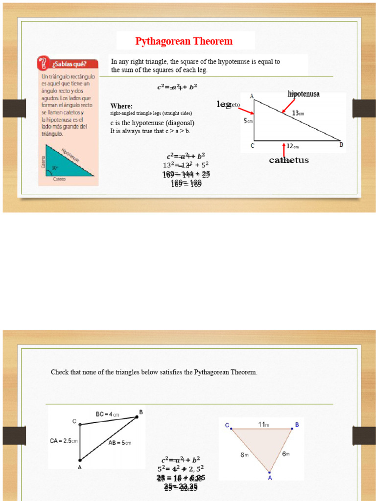 Understanding the Pythagorean Theorem | PDF | Trigonometry | Mathematics