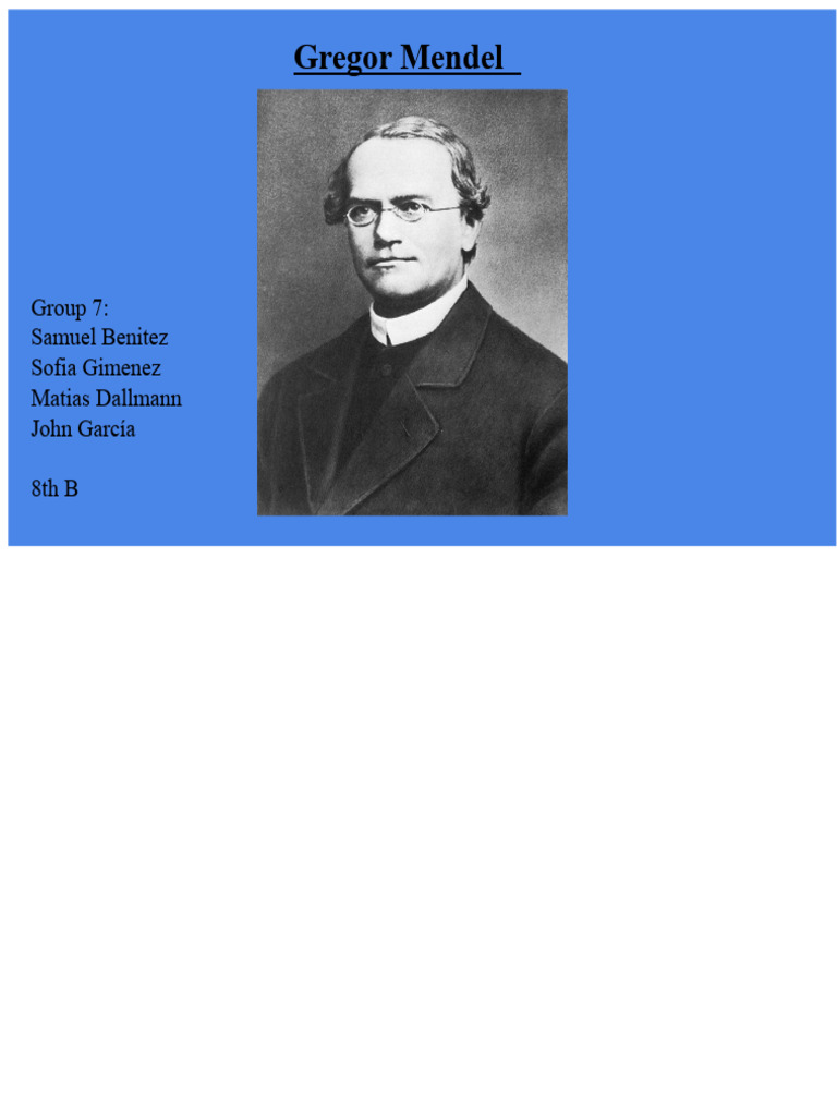Gregor Mendel: Father of Genetics | PDF | Biology | Genetics