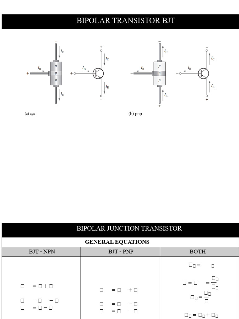Form - Electronics I - BJT Transistor | PDF | Bipolar Junction ...