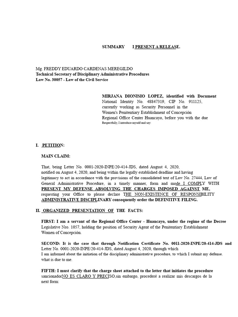 Disciplinary Process Discharge | PDF | Crimes | Crime & Violence