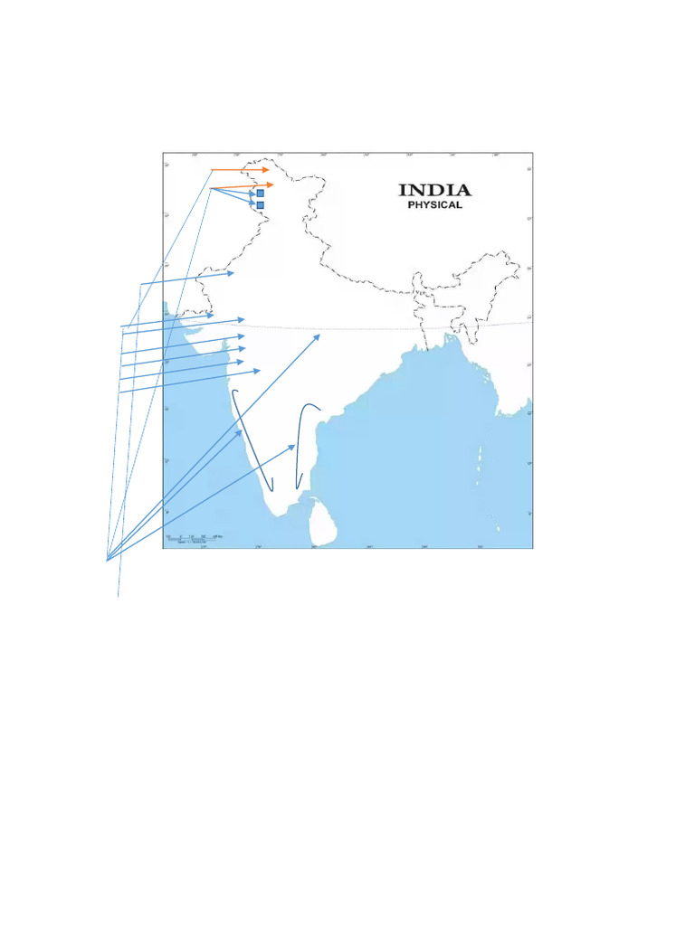 Physical Features of India | PDF