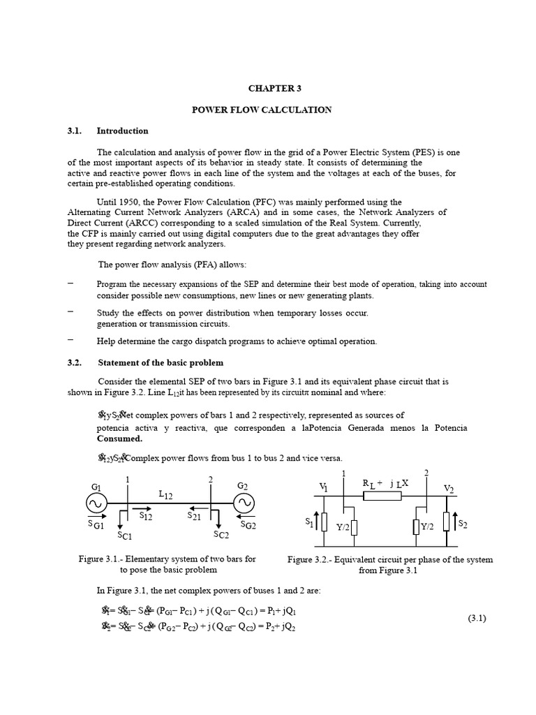 Power Flow Calculation in Electric Grids | PDF | Electricity ...