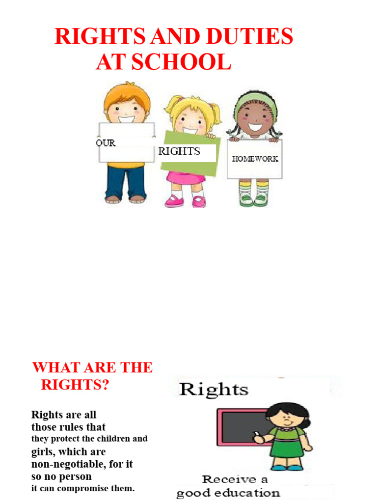 Rights and Duties of Students at School | PDF