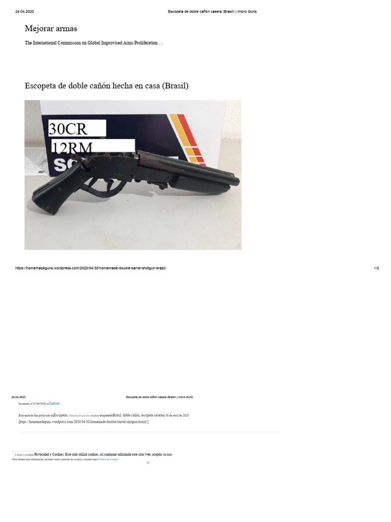 Escopeta de doble cañón casera (Brasil) _ Impro Guns.pdf | PDF