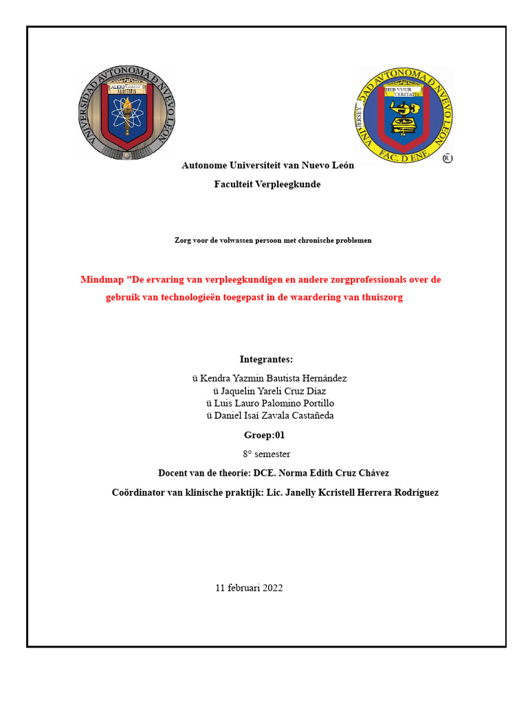 Bewijs 1.2 Mindmap | PDF