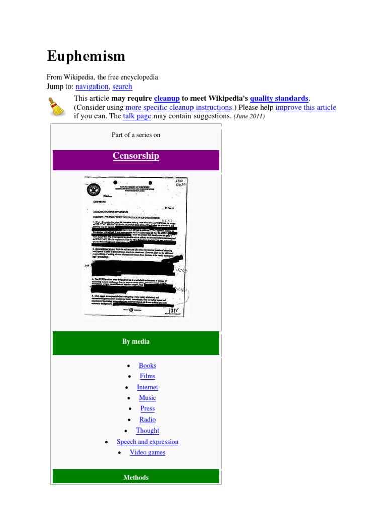 Euphemism | PDF | Names Of God In Judaism | Intellectual Disability