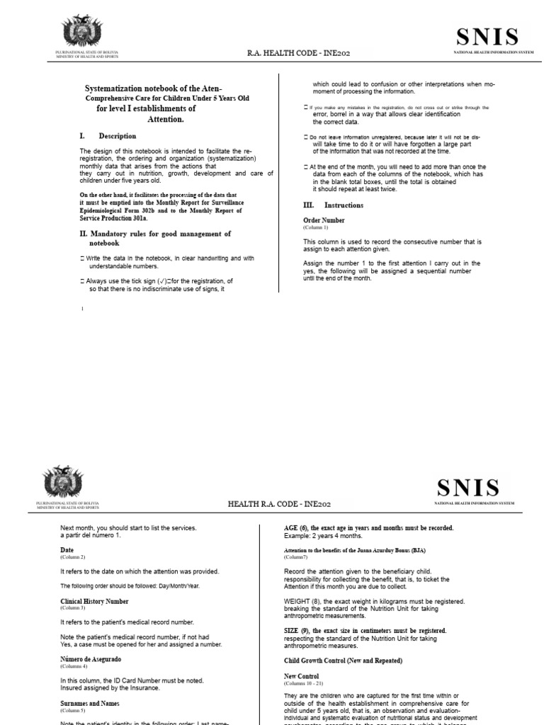 Instruction Manual Notebook N 2 | PDF | Breastfeeding | Health Care