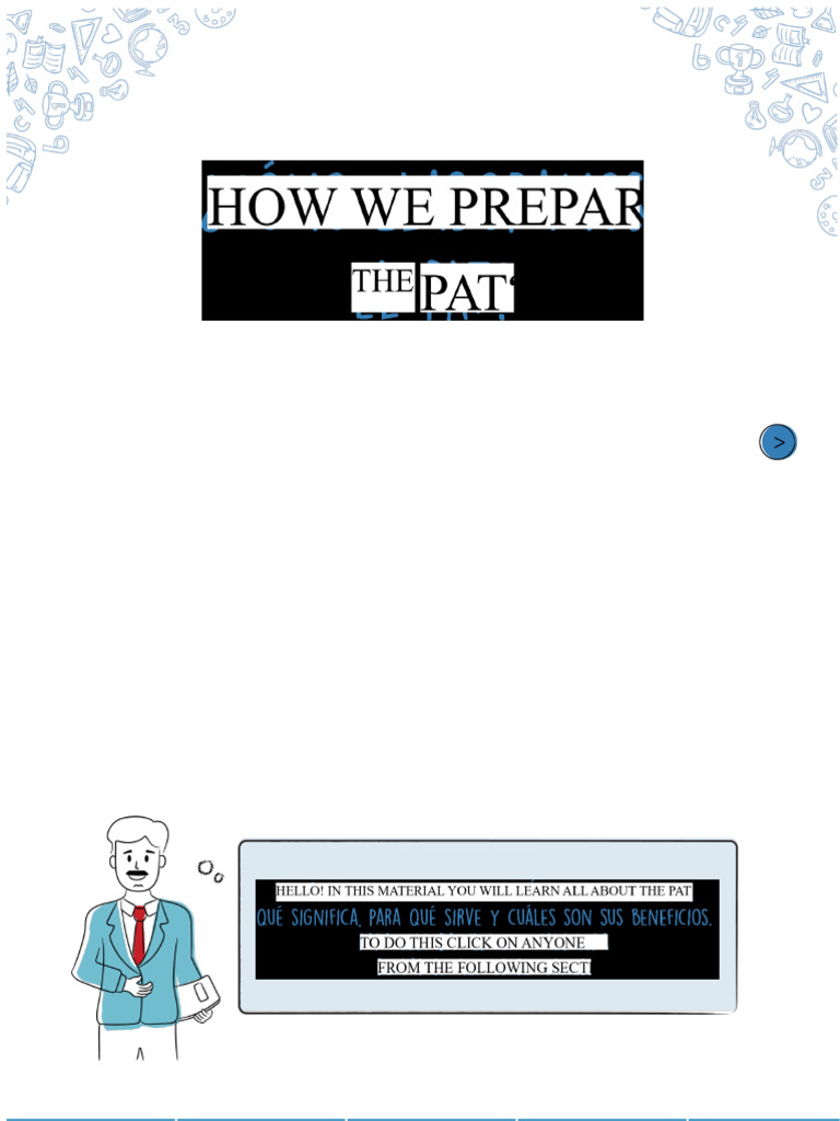 Infographic - Preparation of the PAT (Interactive)(1) | PDF
