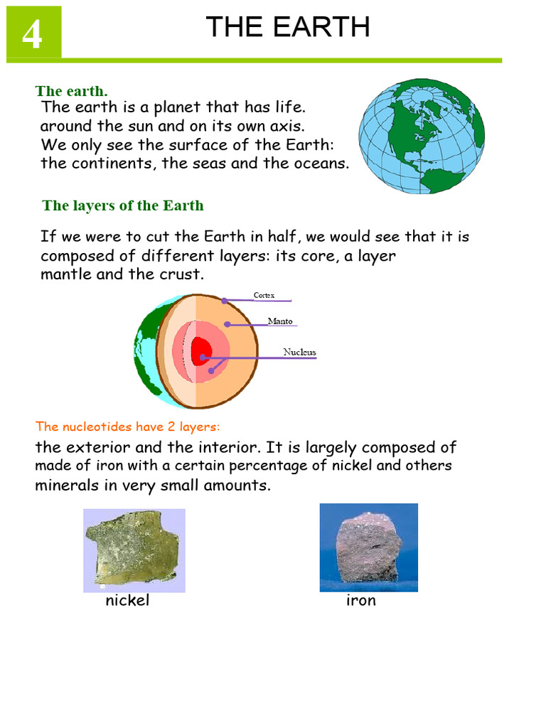 The Earth 5th Grade Adapted | PDF
