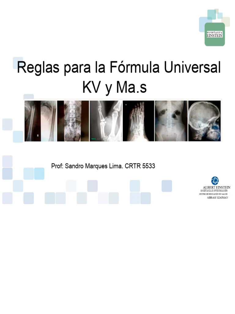 Reglas para Ajuste de KV y mAs en Radiología | PDF | Radiografía