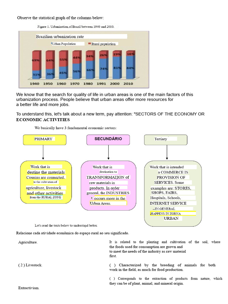 Sectors of The Economy or Economic Activities | PDF | Agriculture ...