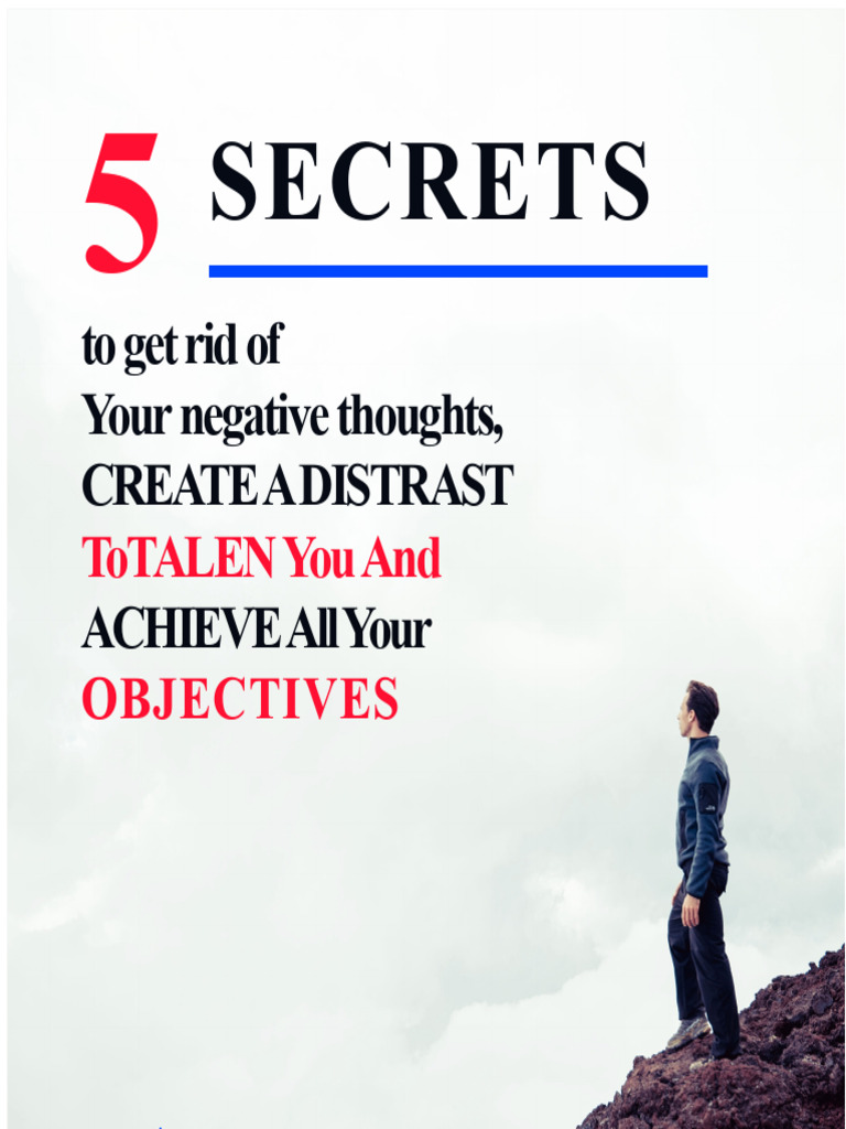 5 Secrets to Overcome Negative Thoughts | PDF | Mind | Emotions
