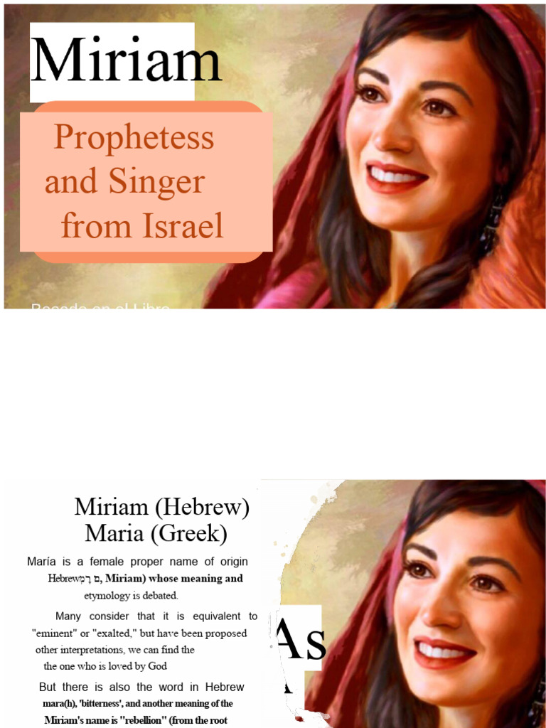 Miriam Sister of Moses | PDF | Miriam | Aaron