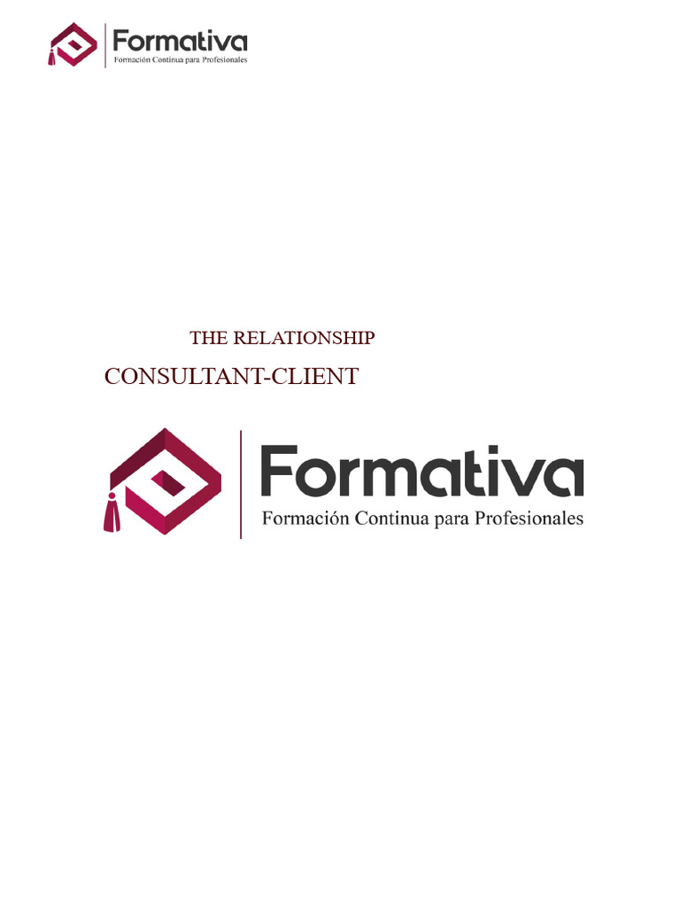 THE CONSULTANT-CLIENT RELATIONSHIP | PDF | Consultant | Knowledge