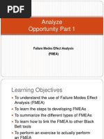 PFMEA Template | PDF | Analysis