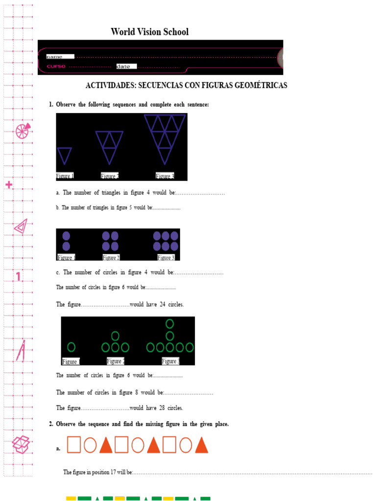 Geometric Sequence Activities for Students | PDF