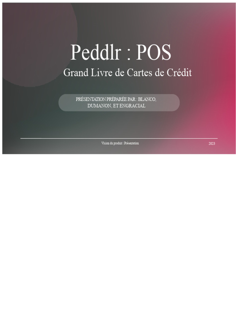 Peddlr : Solution POS Mobile Gratuite | PDF | Réseautage social ...