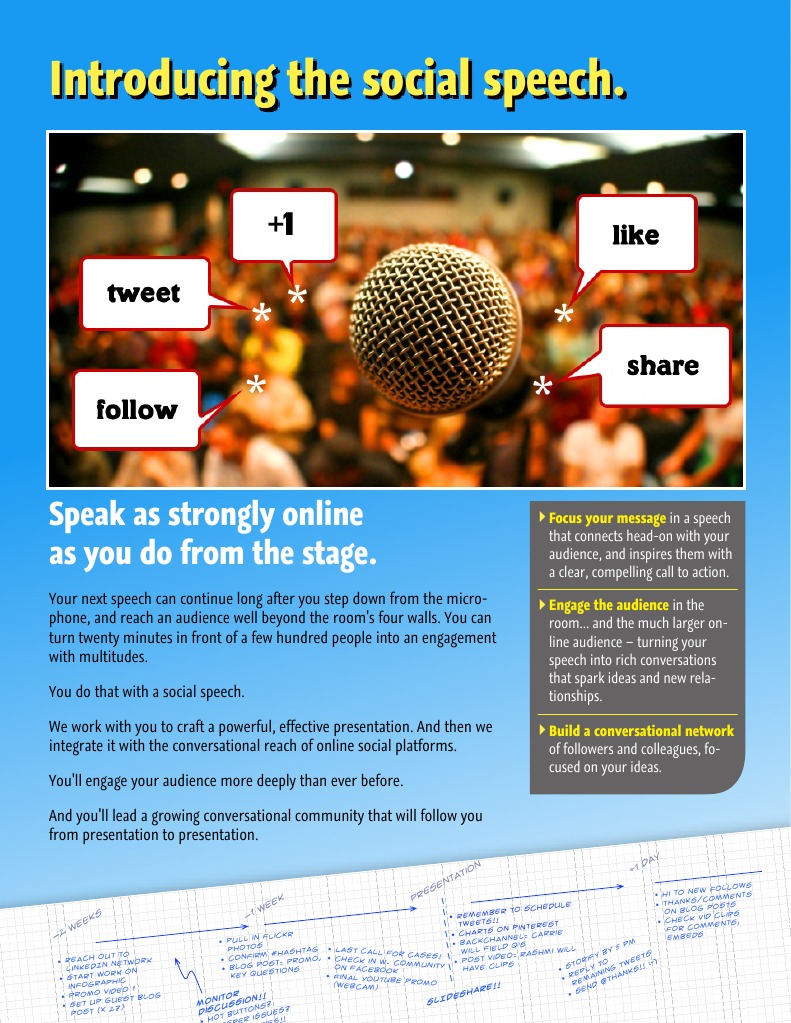 Introducing the social speech.: Speak as strongly online as you do from ...
