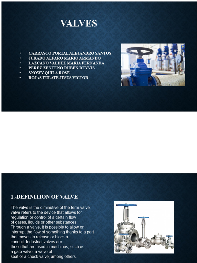 slide valves | PDF | Valve | Gas Technologies