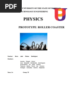 Physics Behind Roller Coaster Design | PDF | Potential Energy | Friction