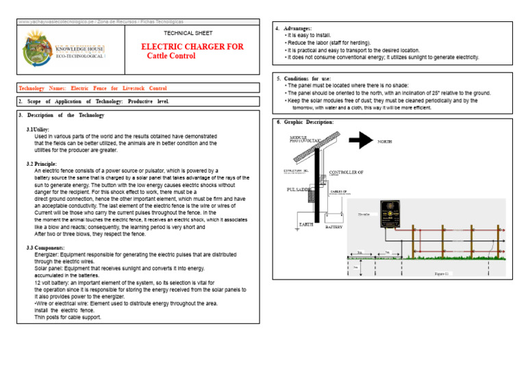 Electric fence for livestock.pdf | PDF | Solar Panel | Electricity