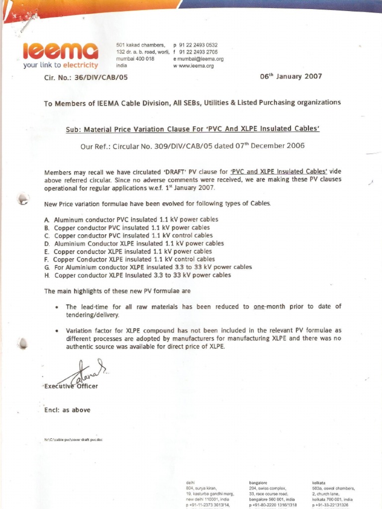 Cable 2007 Ieema | PDF