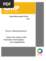 SAP MMBE Stock Overview Tutorial | PDF | Inventory | Databases