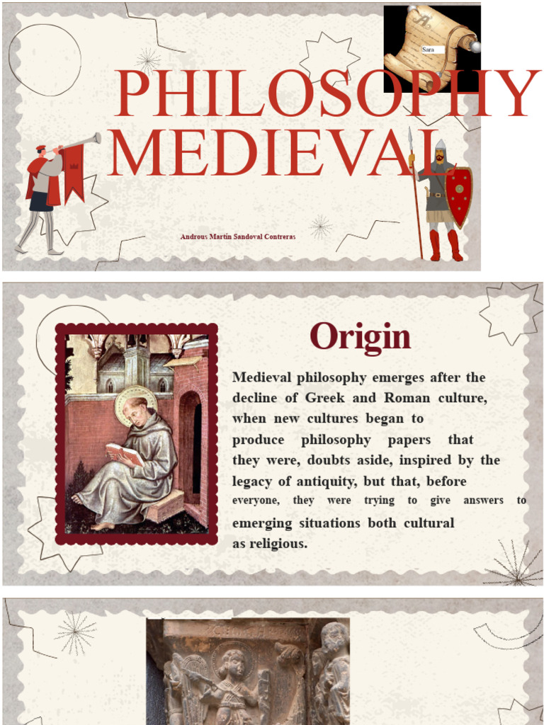 Presentation Medieval Philosophy Androus | PDF | Medieval Philosophy ...